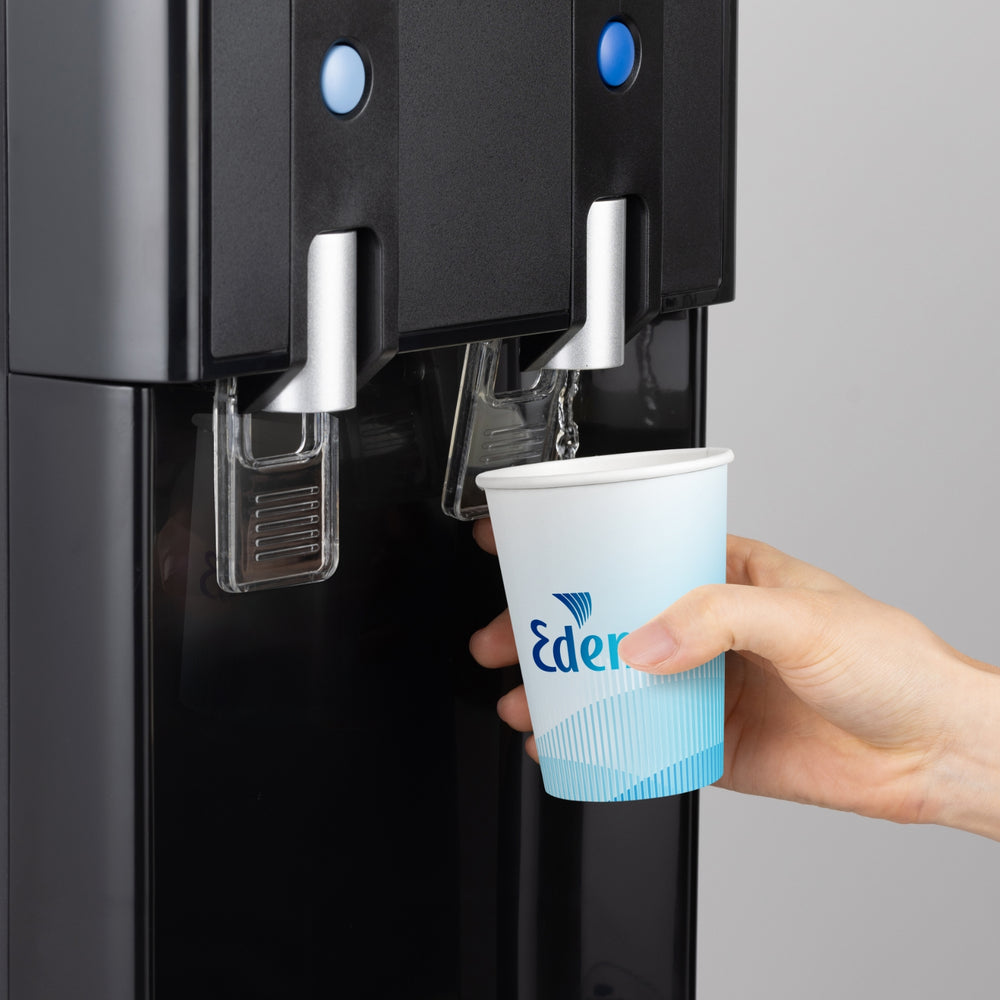 The HydraDeluxe Bottled Water Cooler offers effortless access to fresh ...